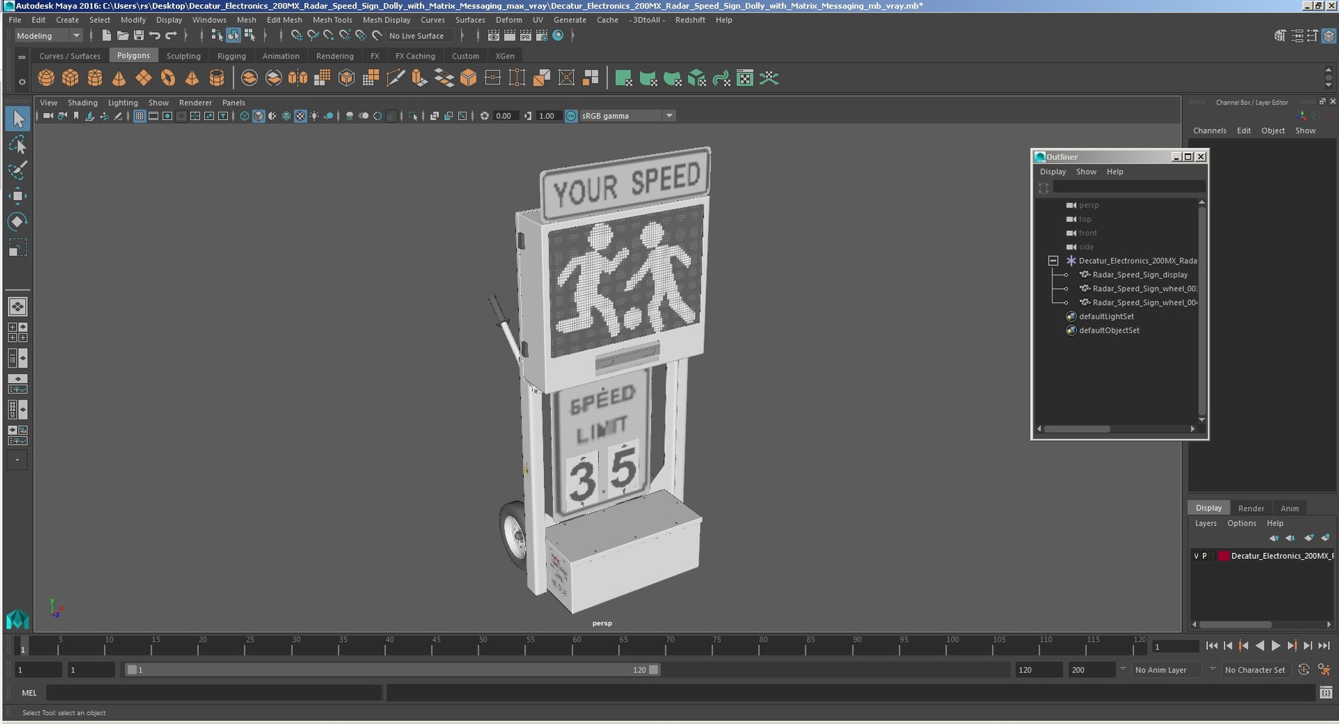 3D decatur electronics 200mx radar model - TurboSquid 1631508