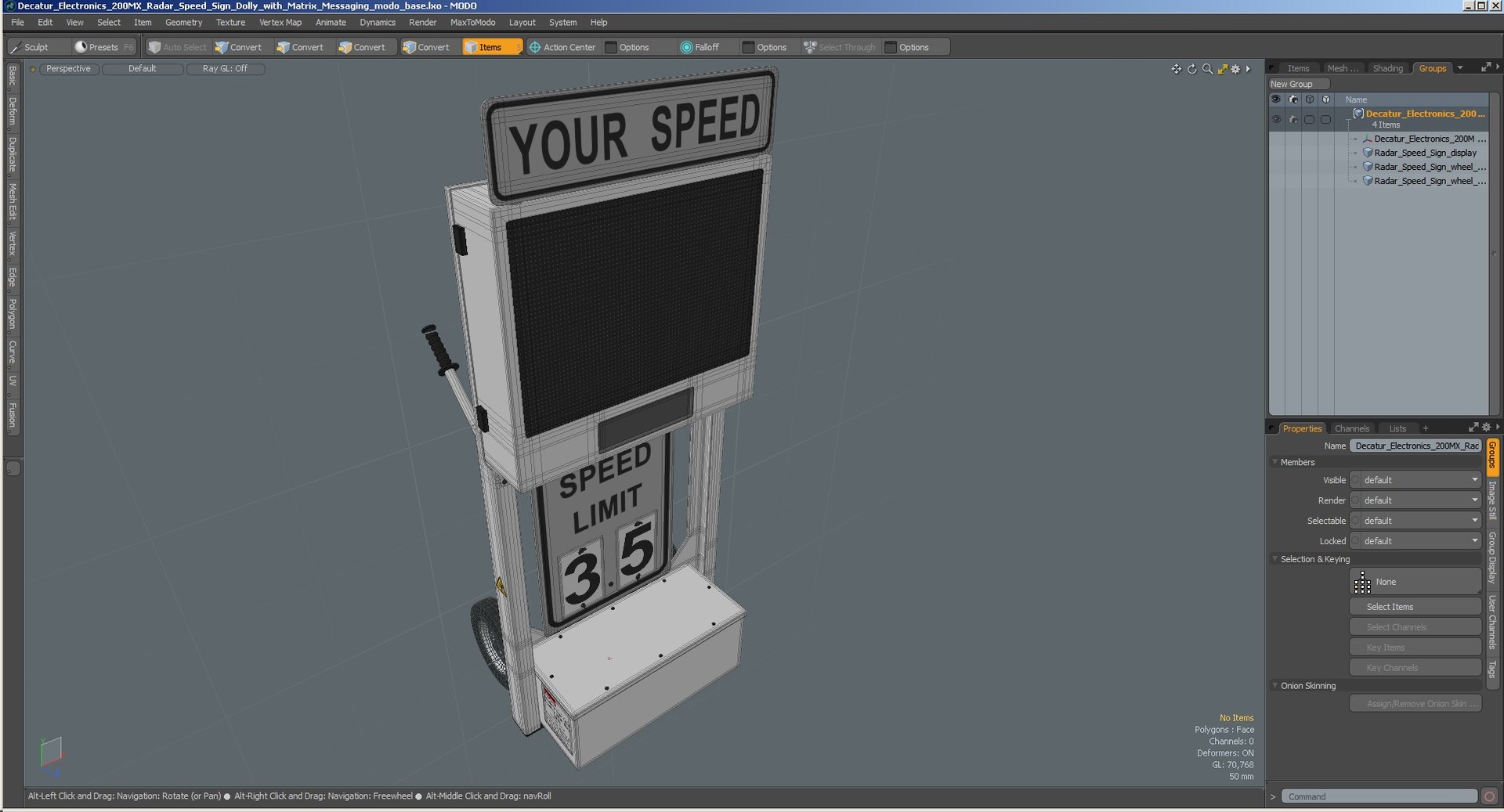 3D decatur electronics 200mx radar model - TurboSquid 1631508