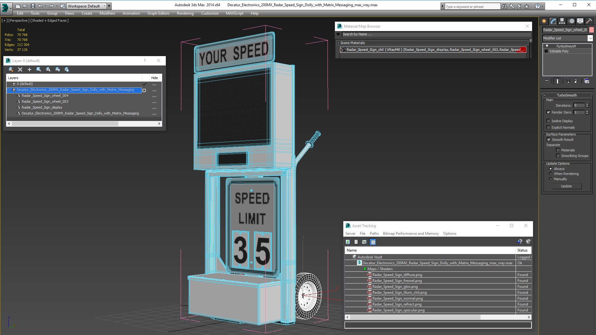 3D decatur electronics 200mx radar model - TurboSquid 1631508