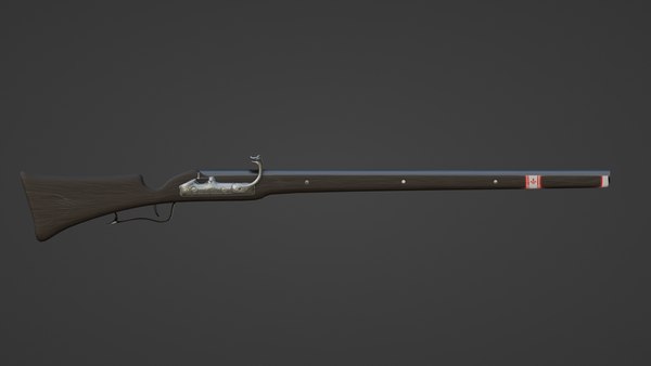 modelo 3d 1480 Fusil de arcabuz de mecha - TurboSquid 1959527
