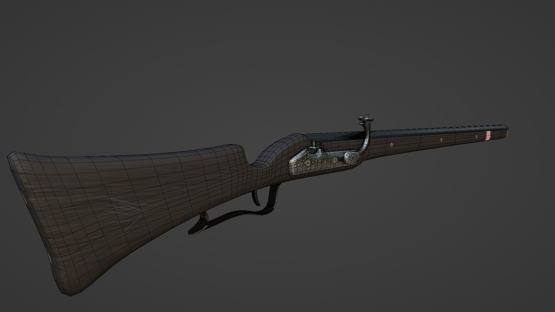 1480 Matchlock Arquebus Rifle 3D Model - TurboSquid 1959527