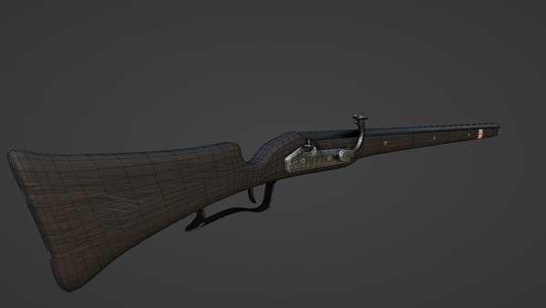 modelo 3d 1480 Fusil de arcabuz de mecha - TurboSquid 1959527