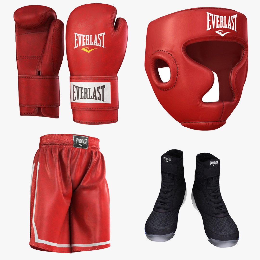 Boxing Cloth Collection Red model - TurboSquid 1947924