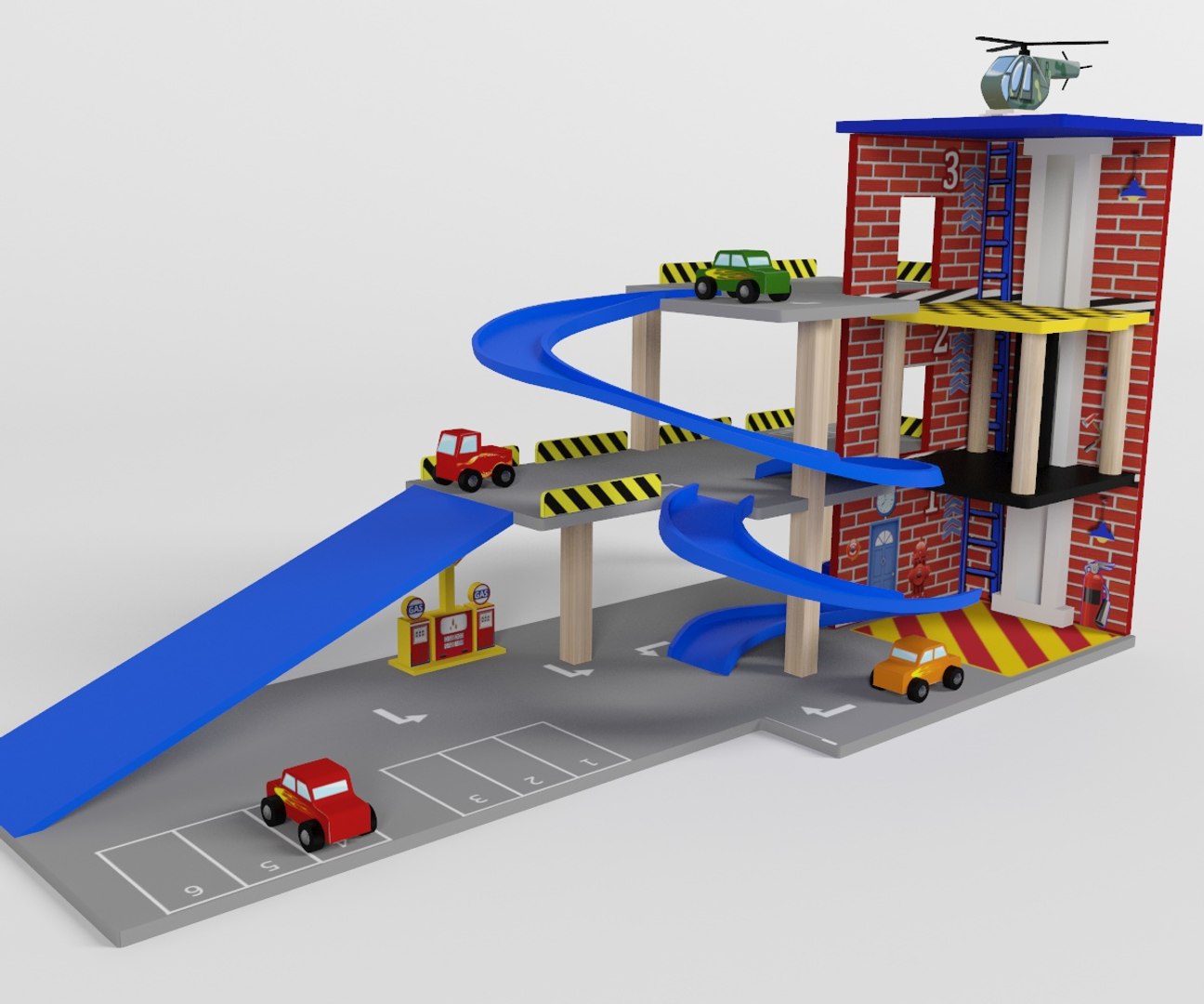 3D Children S Parking - TurboSquid 1345549
