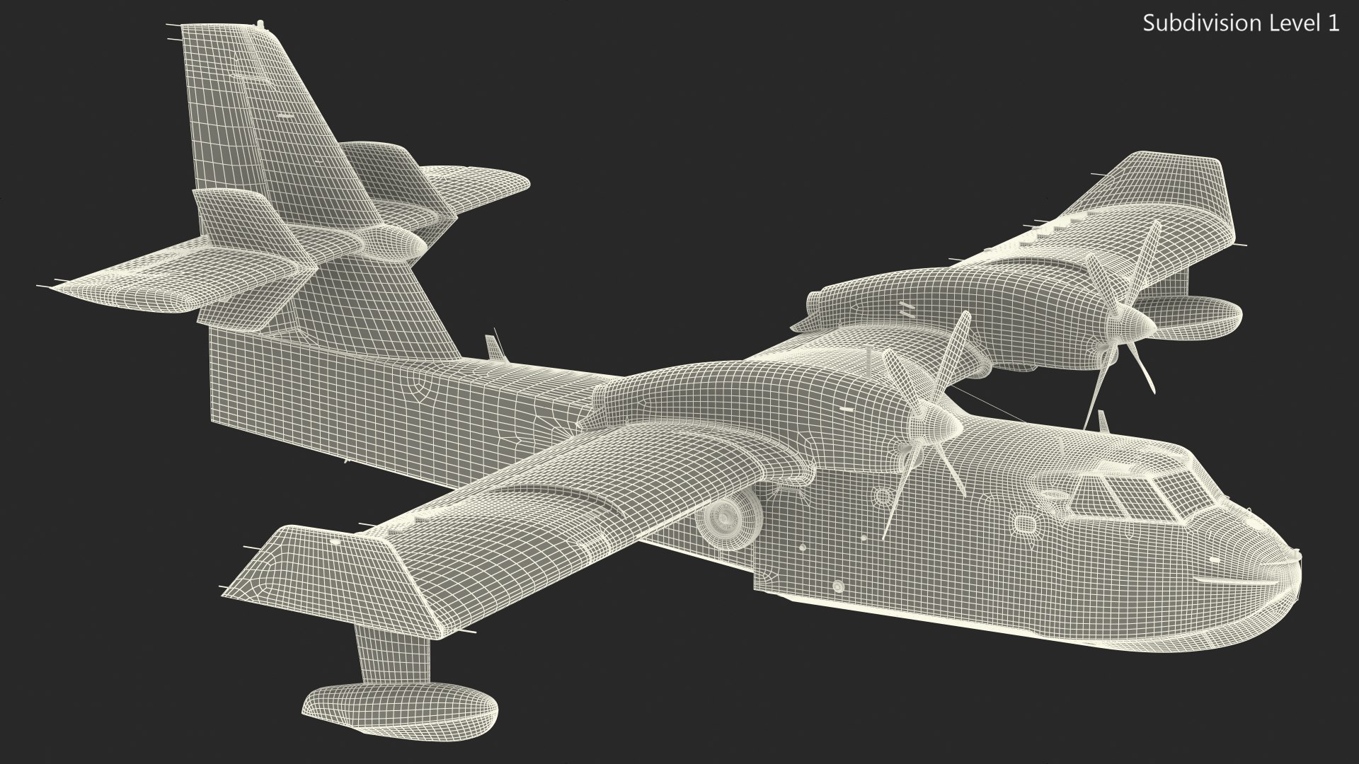 Amphibious Aircraft Flight 3D model - TurboSquid 1872797