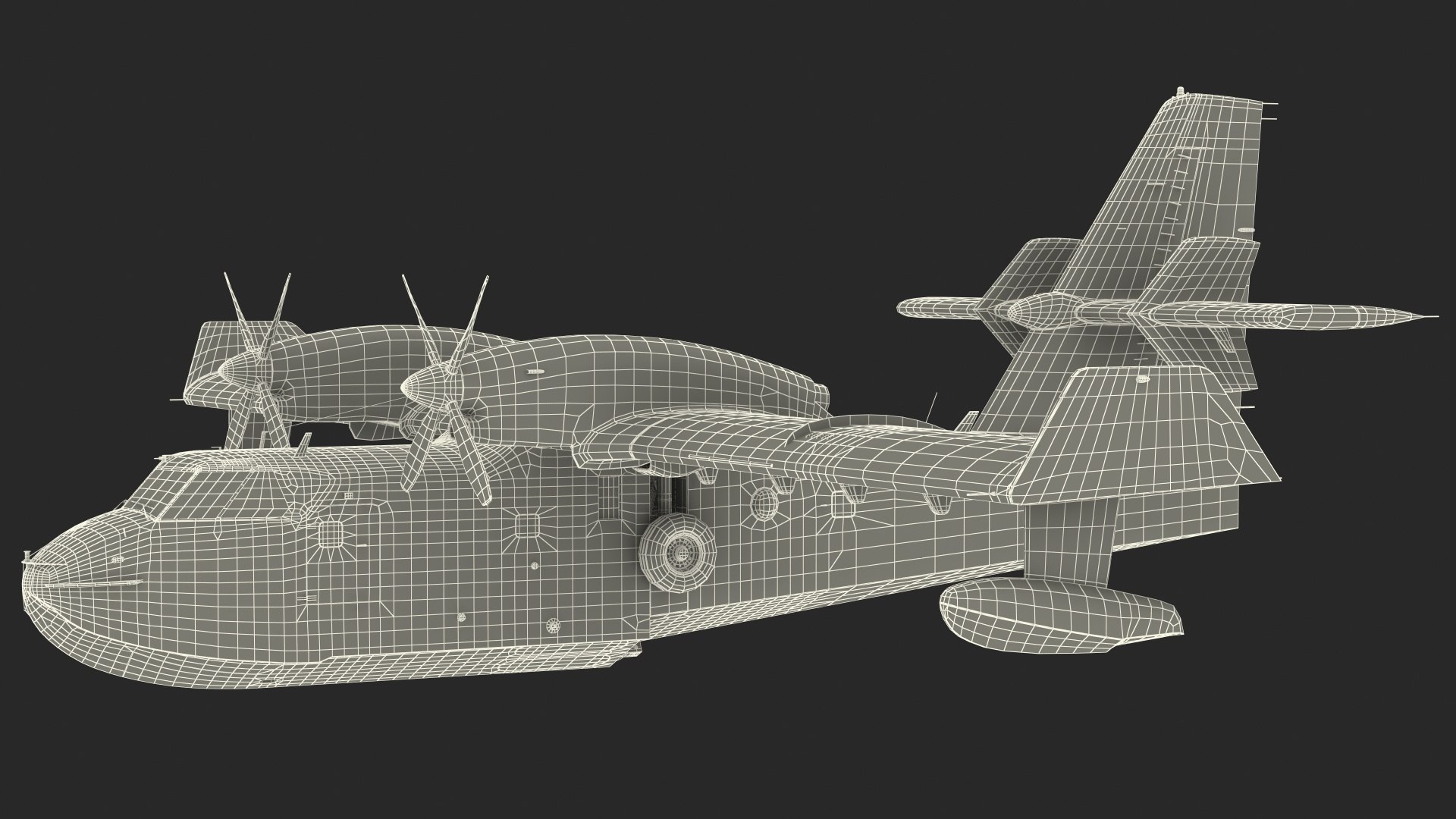 Amphibious Aircraft Flight 3D Model - TurboSquid 1872797