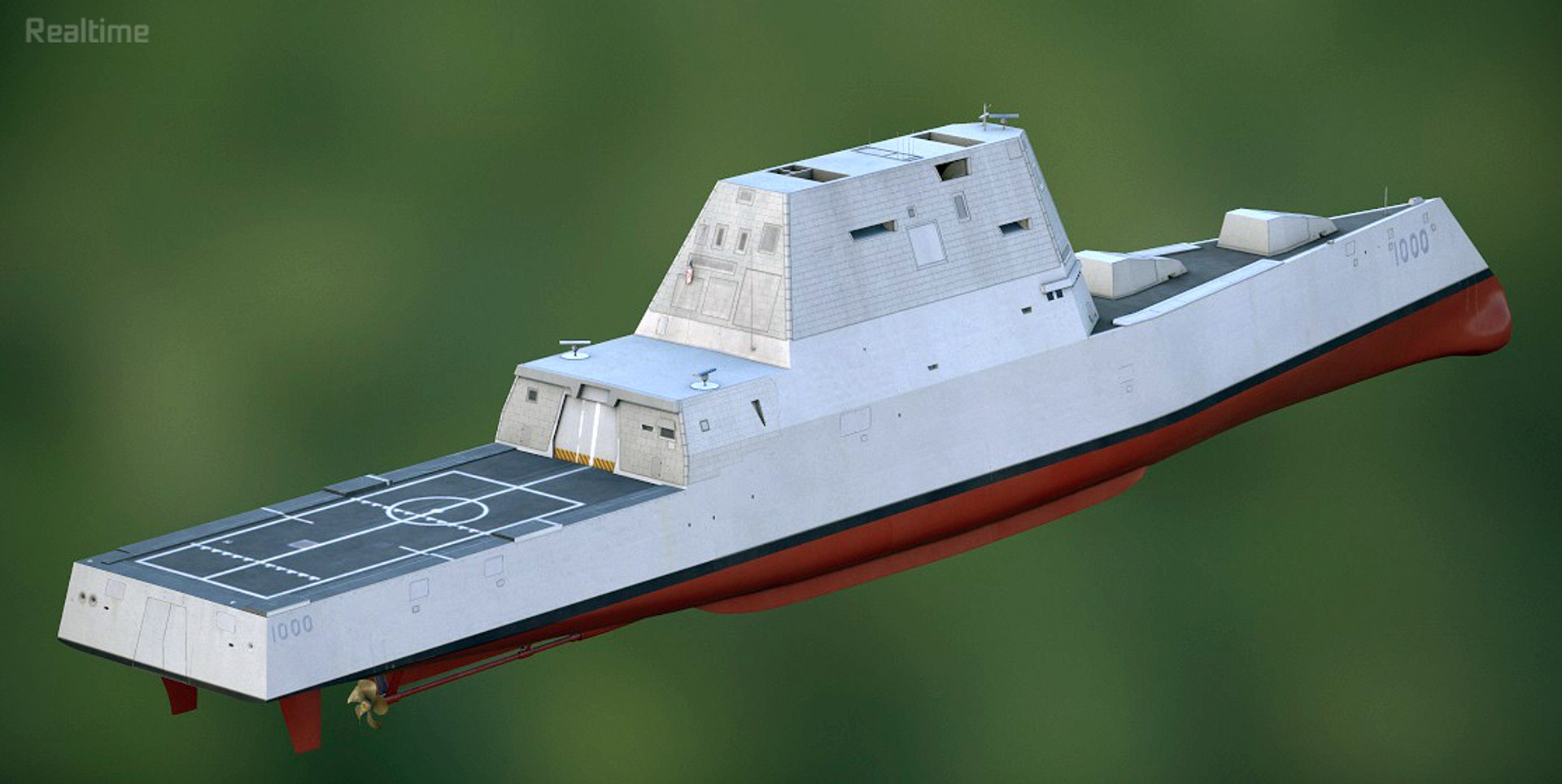 3d Uss Zumwalt Ddg 1000