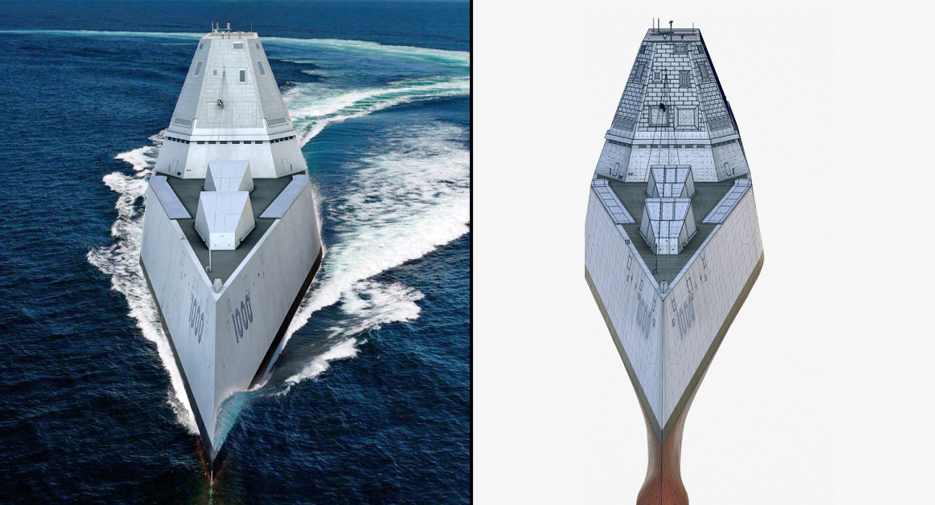 3d Uss Zumwalt Ddg 1000