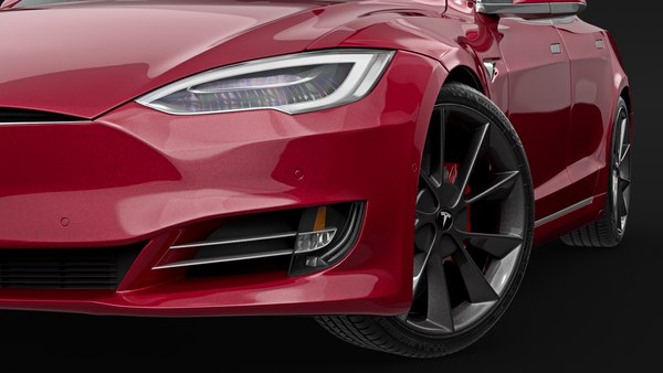 Tesla s p100d model - TurboSquid 1546758