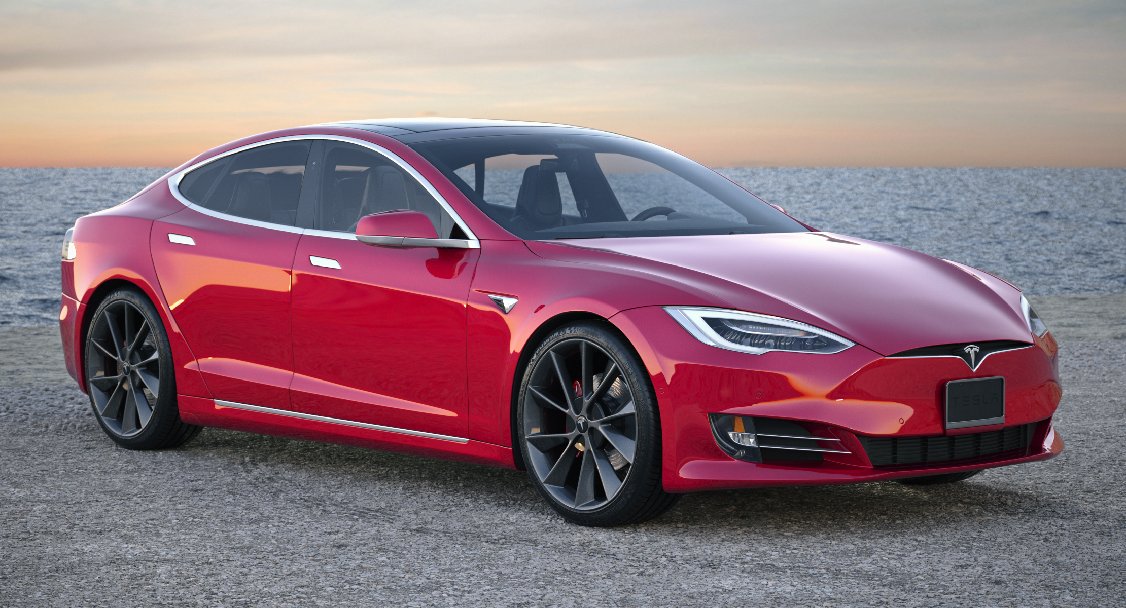Tesla s p100d model - TurboSquid 1546758
