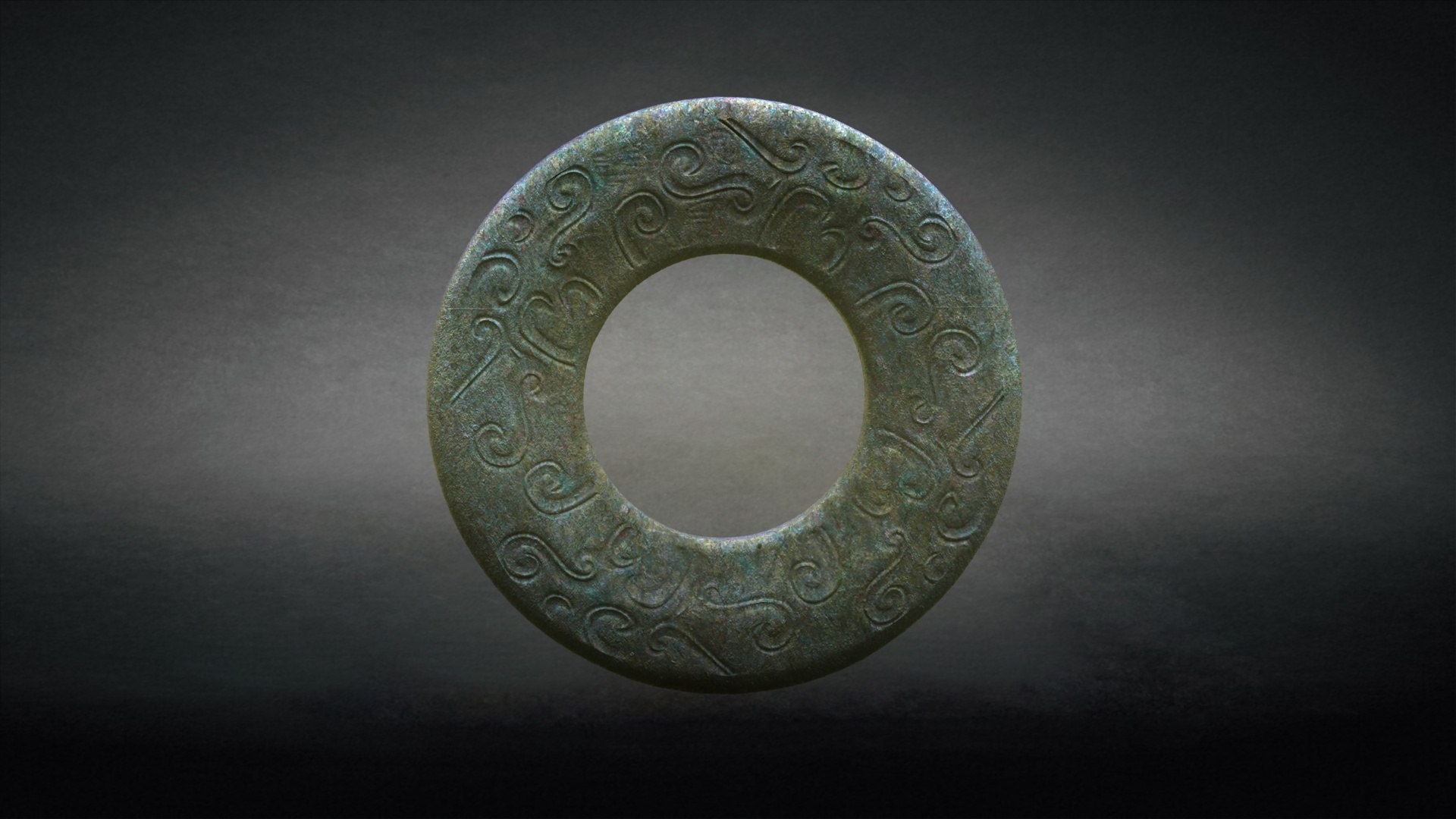 3D Ancient Jade Cultural Relics Artifacts Unearthed Ancient Jade ...