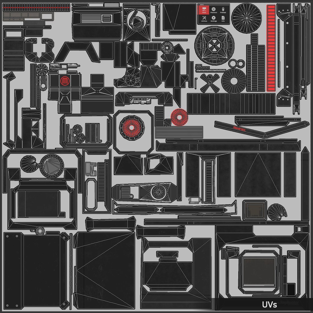 3d Maker Bot Replicator Printer Model