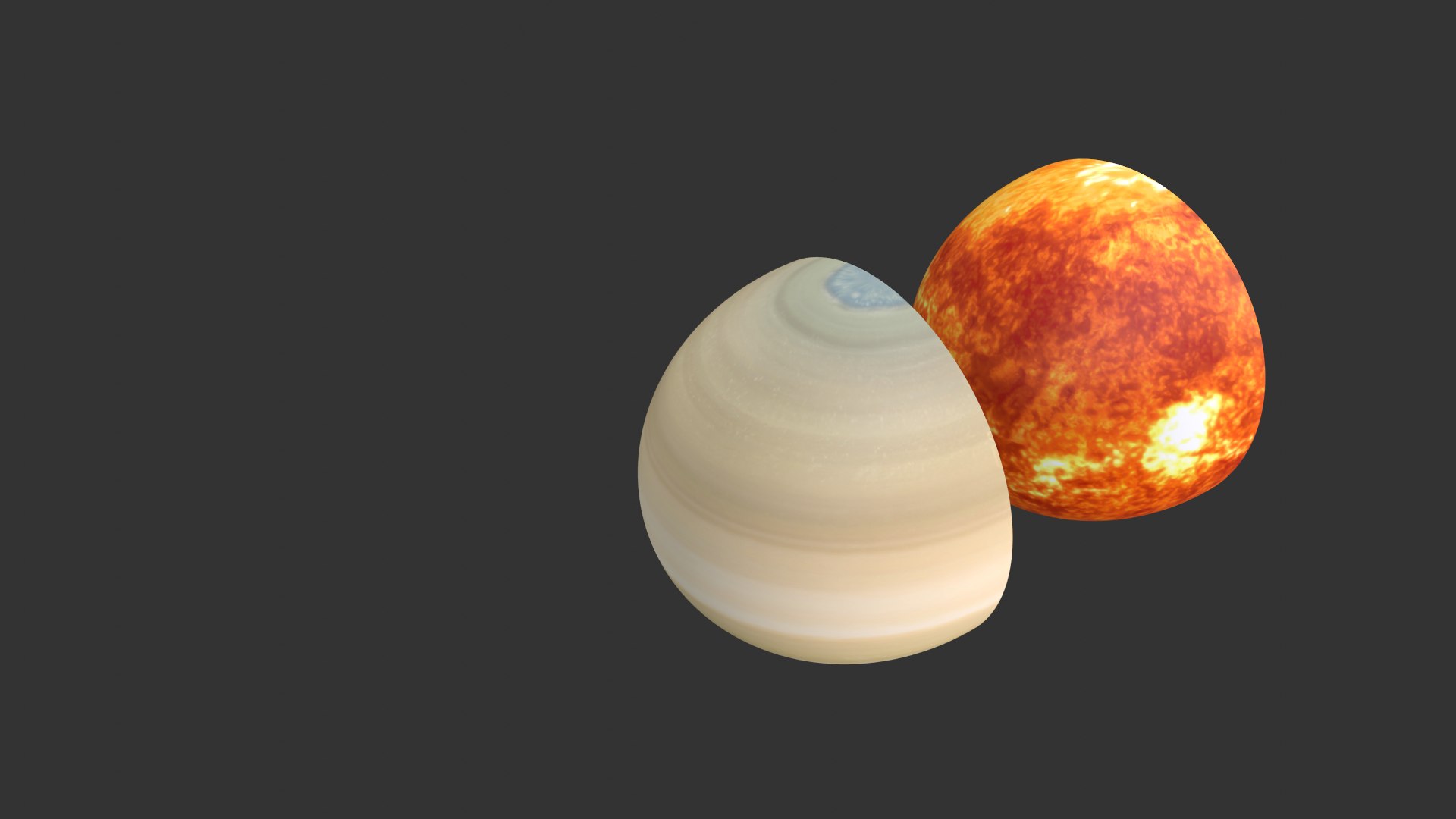 Saturn And Sun 3D Model - TurboSquid 2055837