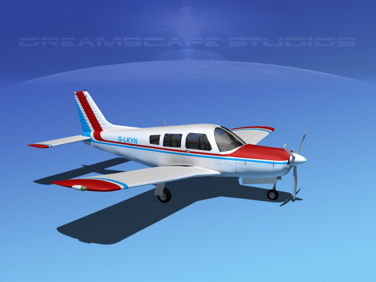 3d Propeller Piper Cherokee