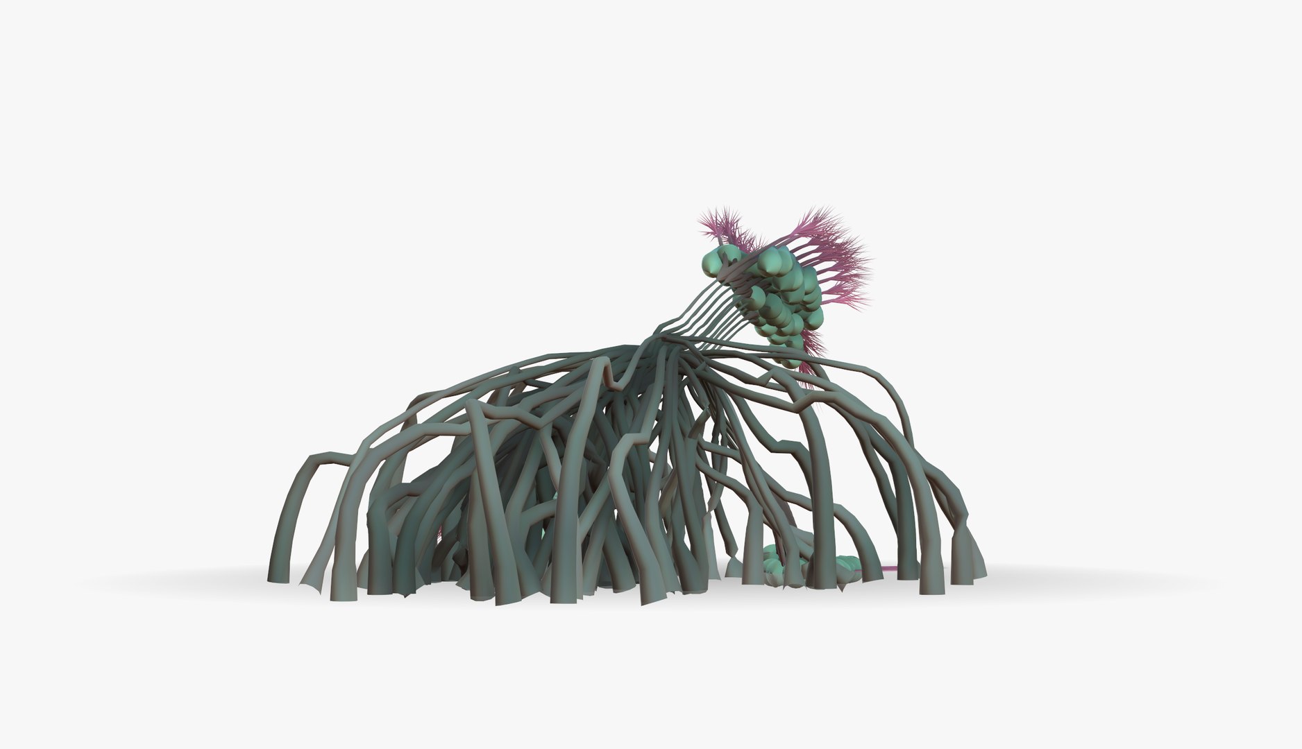 Alien Plants Set 003 3D Model - TurboSquid 2129901