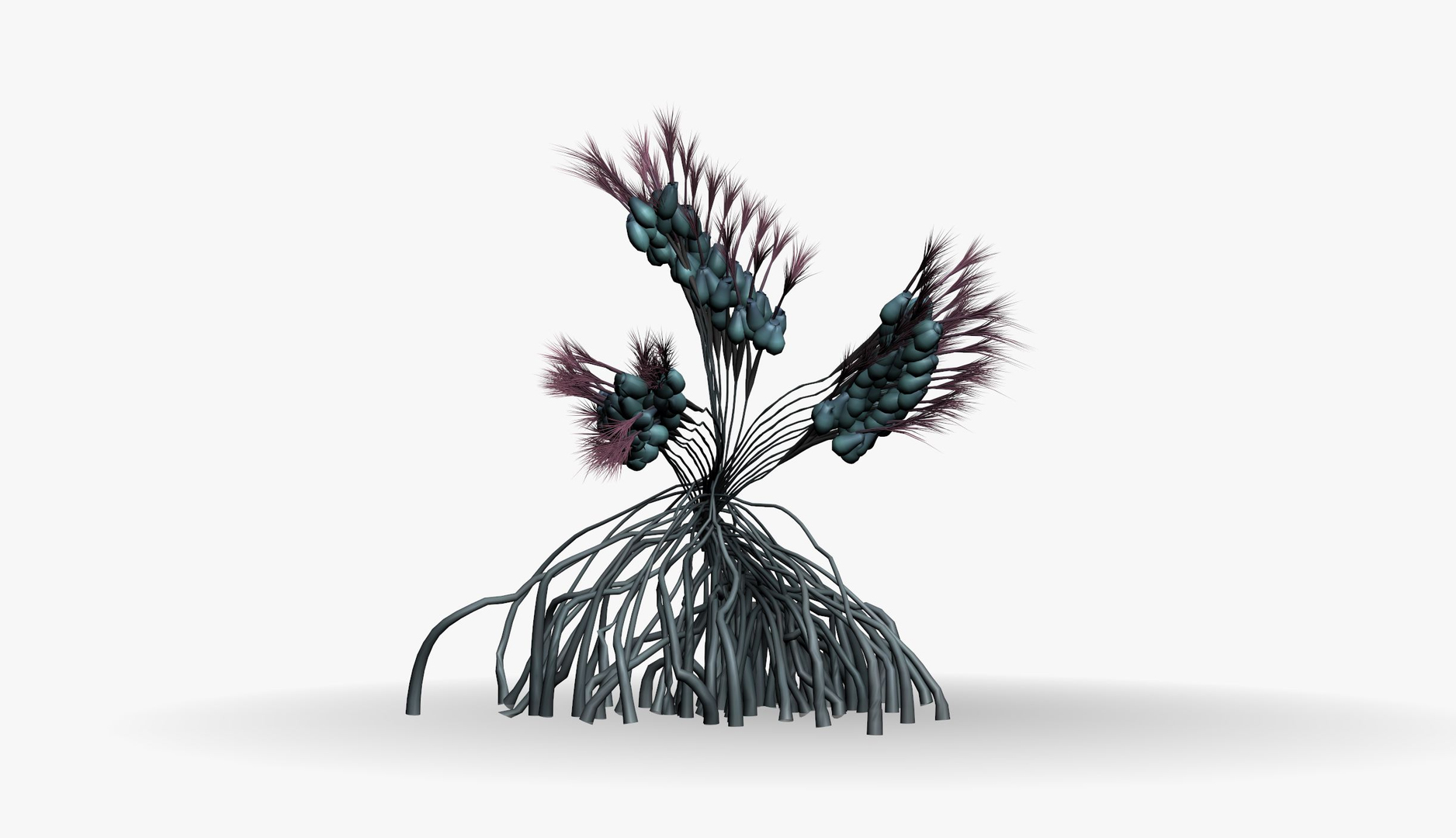 Alien Plants Set 003 3D Model - TurboSquid 2129901
