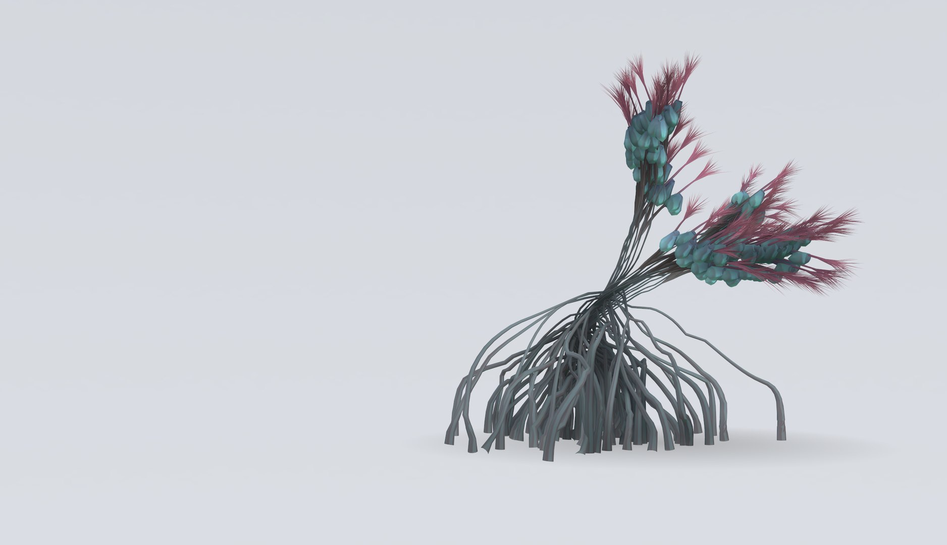 Alien plants set 3 3D model - TurboSquid 2129901