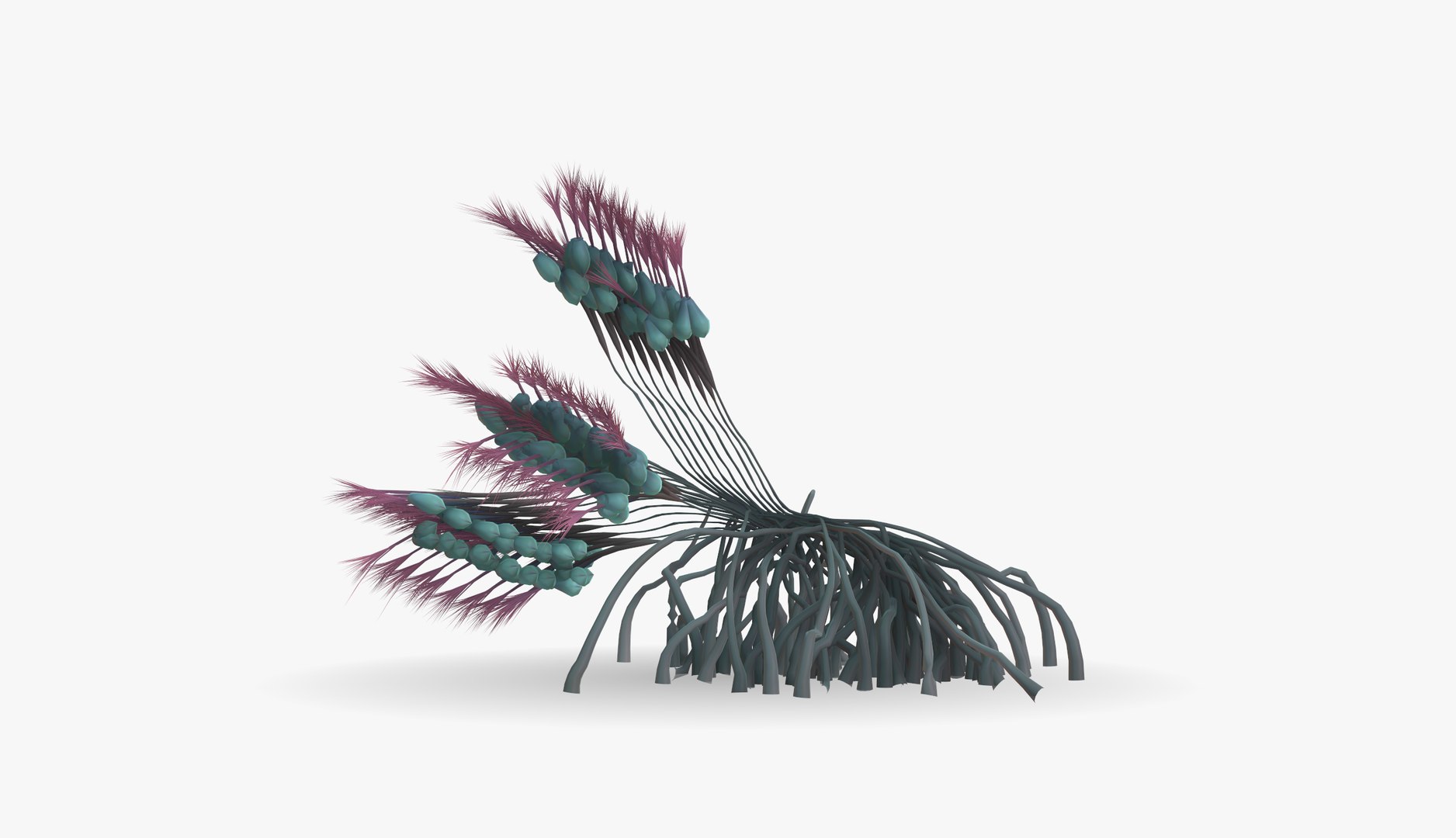 Alien plants set 3 3D model - TurboSquid 2129901
