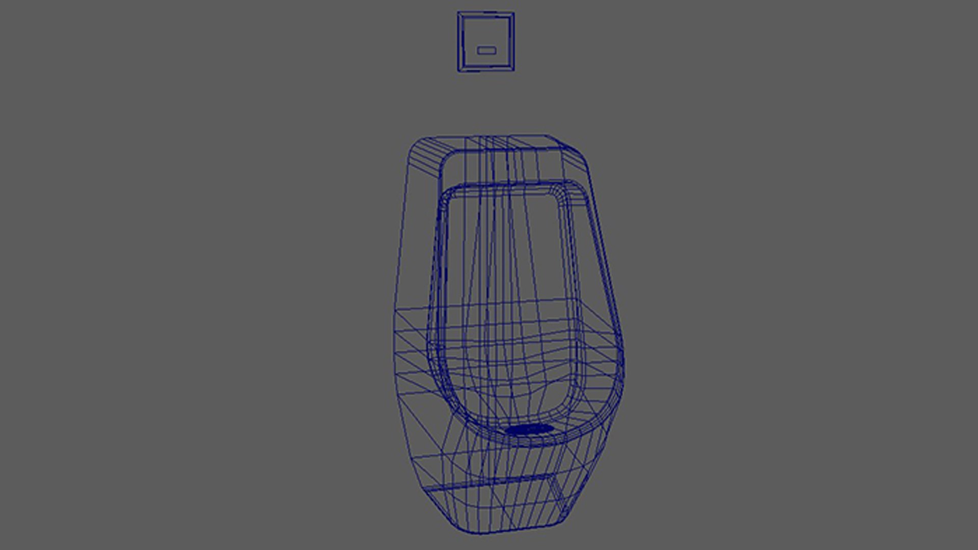 3D Urinal Model - TurboSquid 1892938