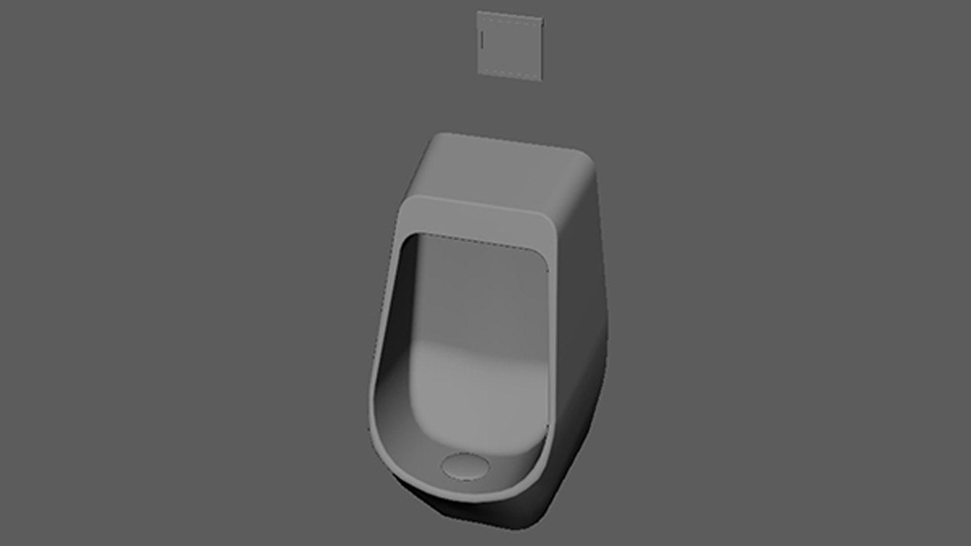 3D Urinal Model - TurboSquid 1892938