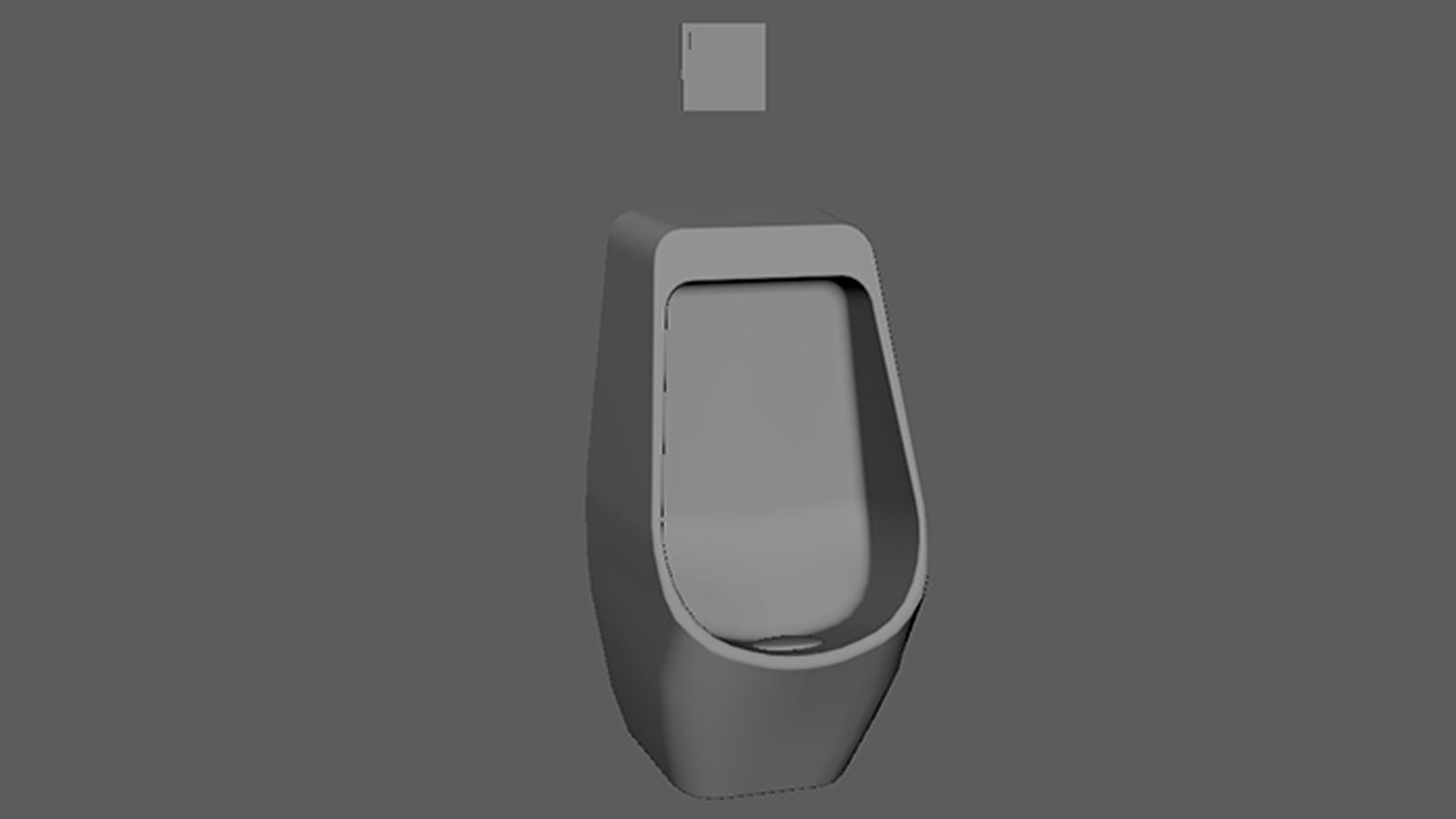 3D Urinal Model - TurboSquid 1892938