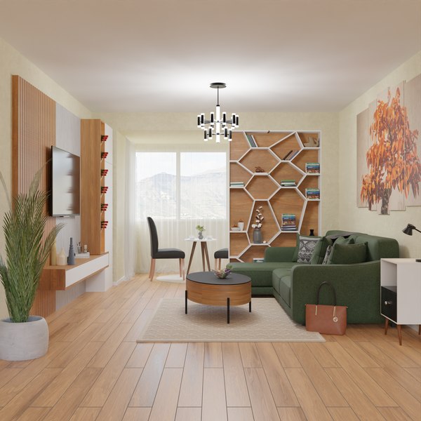 modelo 3d Habitación Apartamento - TurboSquid 2218886