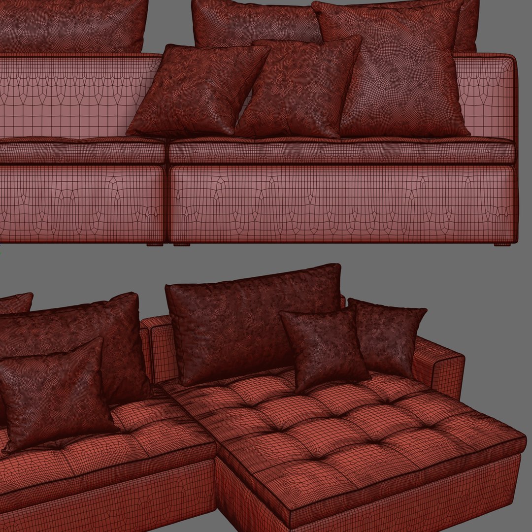 3D calligaris sofa - TurboSquid 1393402
