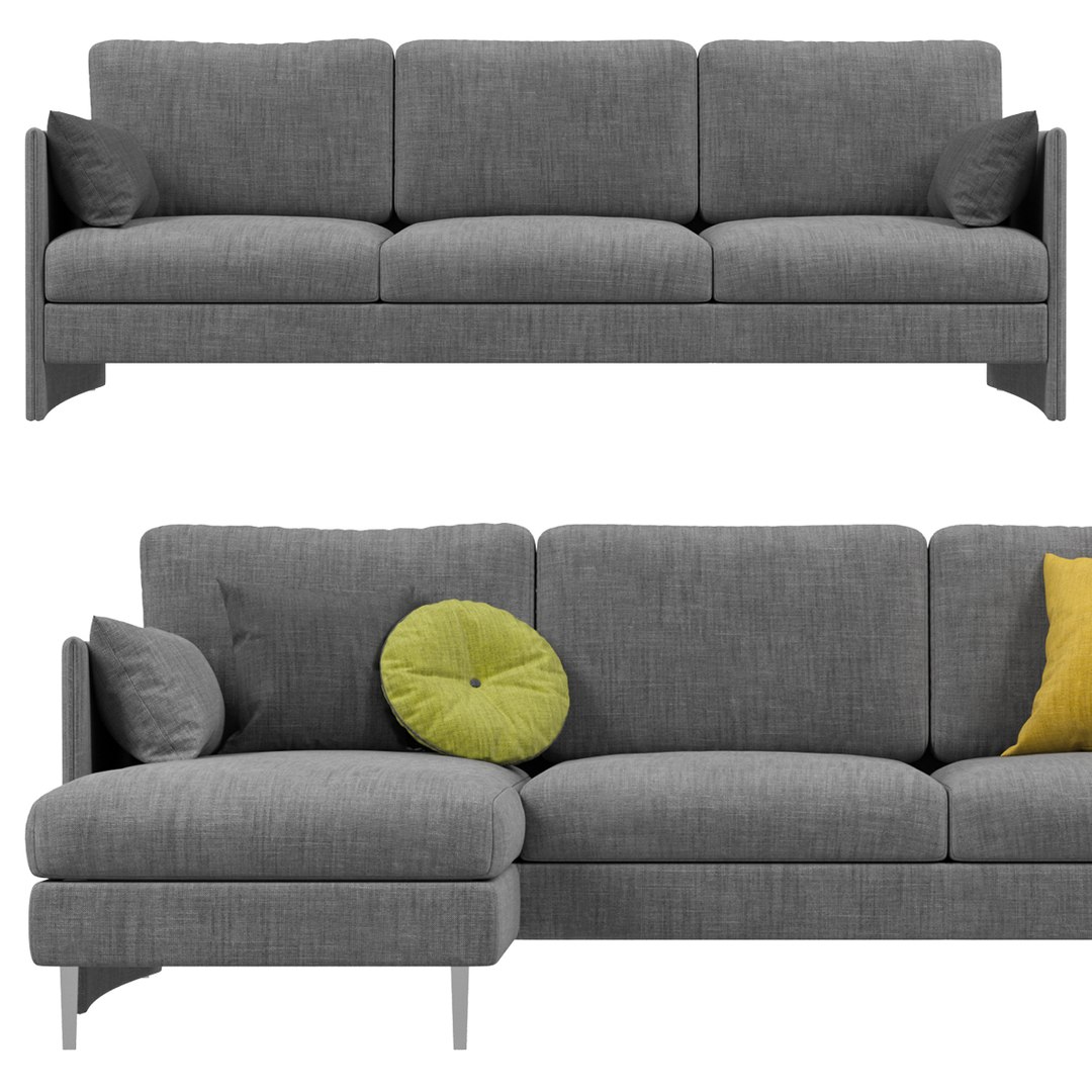 3D calligaris sofa - TurboSquid 1393402