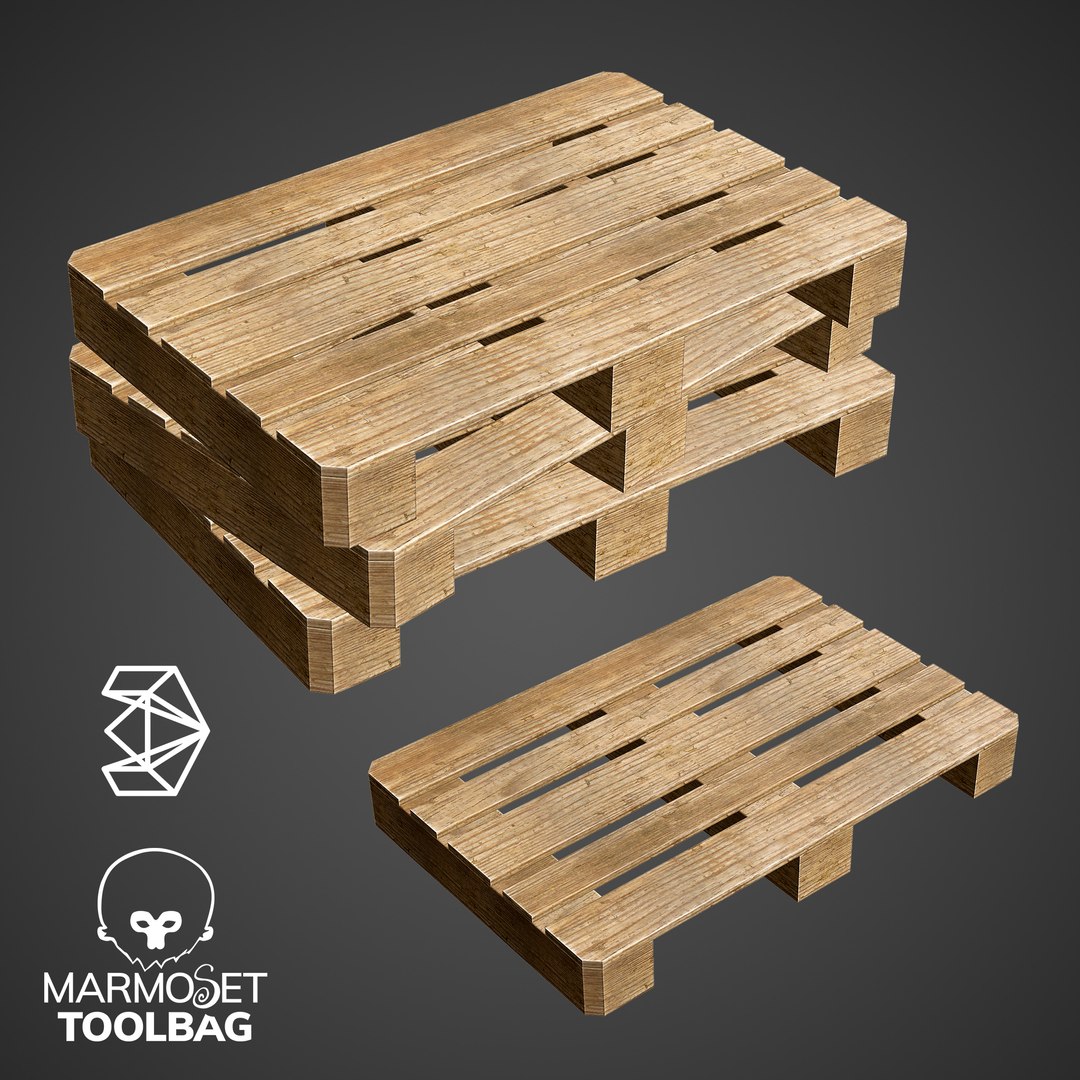 Wooden Pallet Model - TurboSquid 1839857
