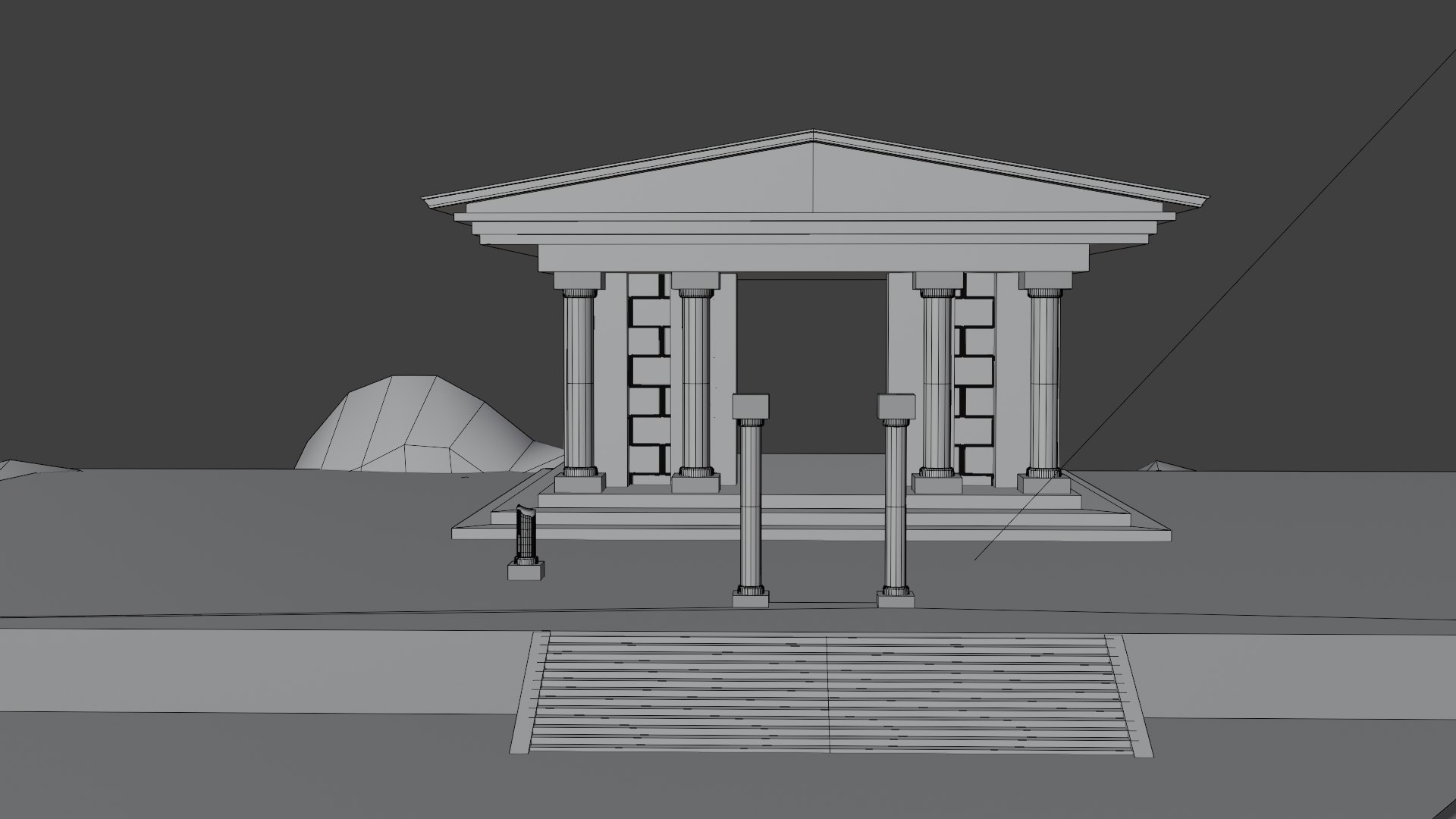 3D Model Ancient Greek Temple 3D - TurboSquid 1798157