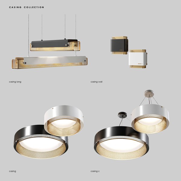 Pendant lights casing lamps 3D - TurboSquid 1559642