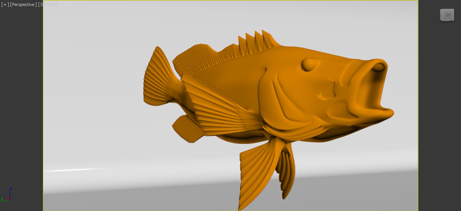 3D Model Bass Fish - TurboSquid 1691541