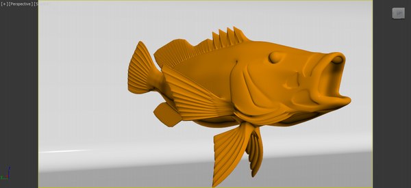 3D model bass fish - TurboSquid 1691541