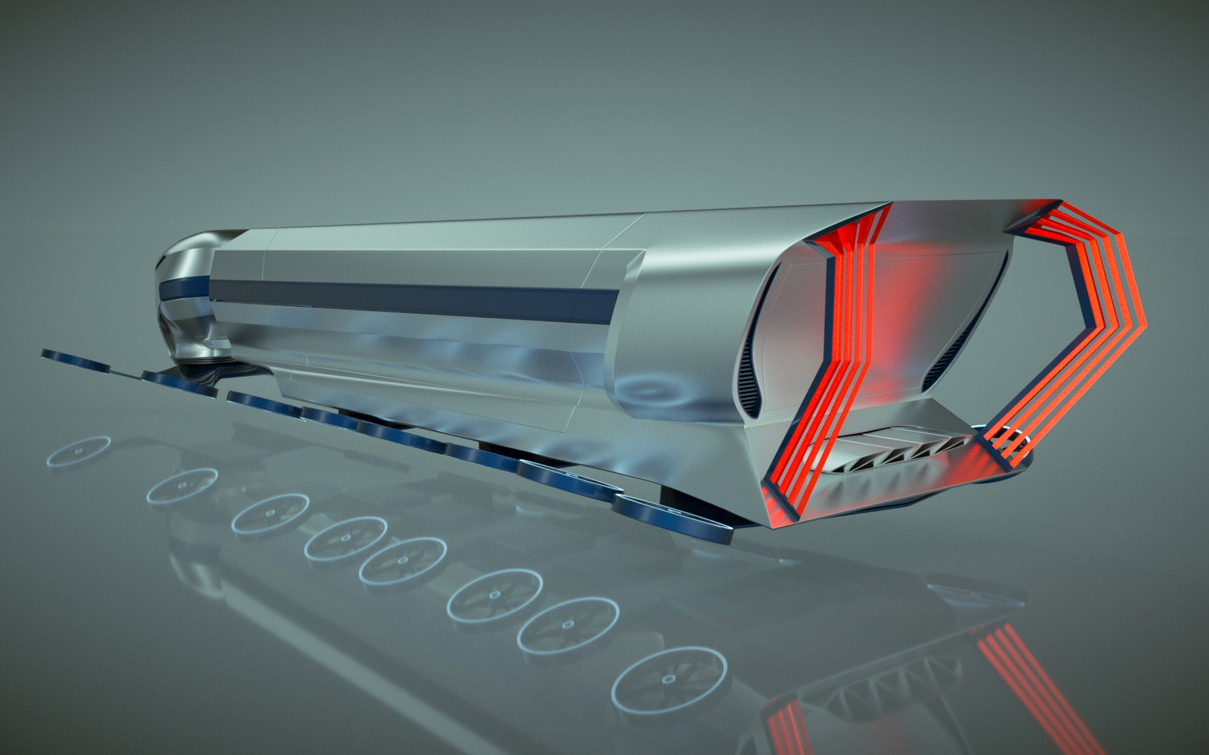 3d model truck copter