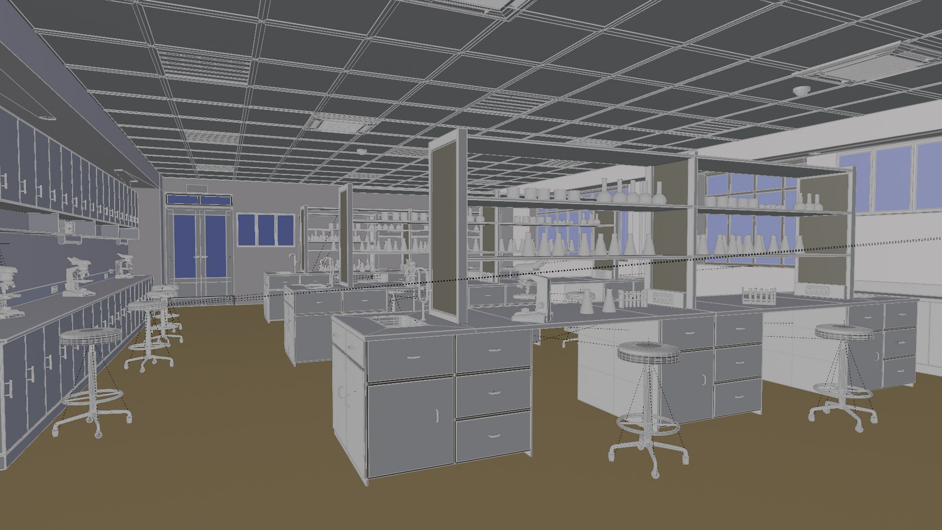 Scifi Laboratory 3D Model 3D - TurboSquid 2403747