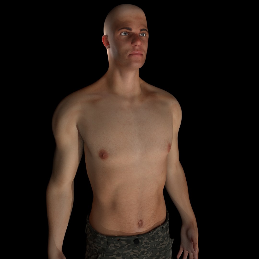 Realistic male 3D model - TurboSquid 1425670