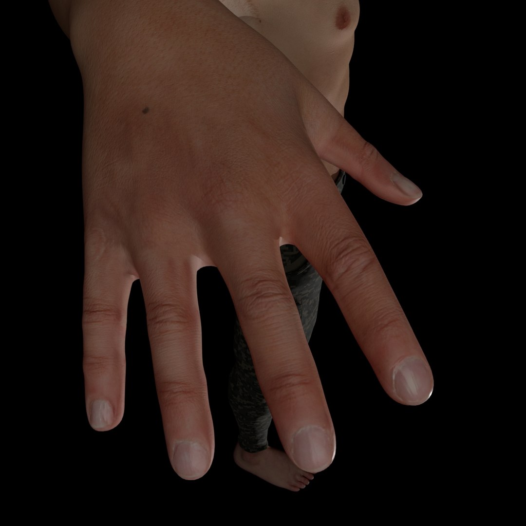 Realistic male 3D model - TurboSquid 1425670