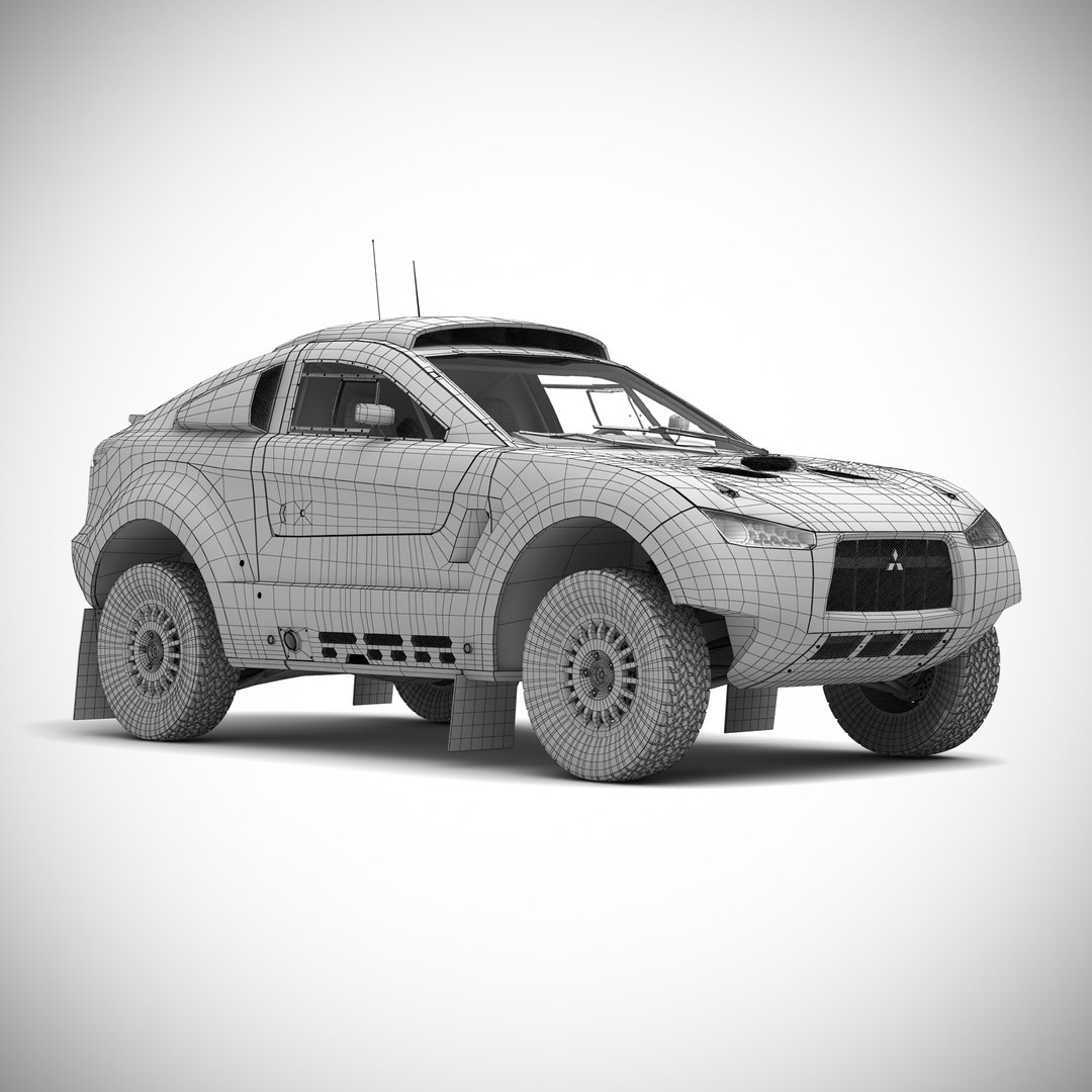 Mitsubishi Racing Lancer Mrx09 3d Model