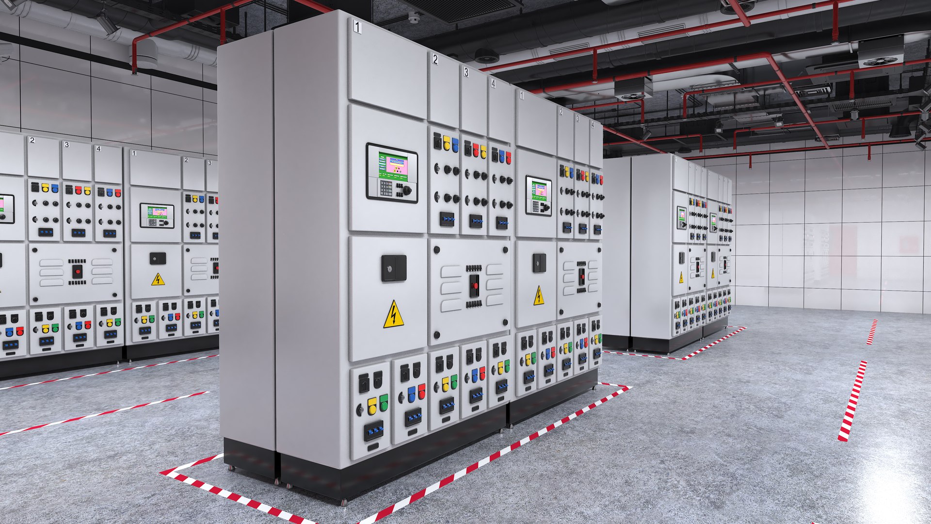 3D Model Electrical Room Collection - TurboSquid 2372991