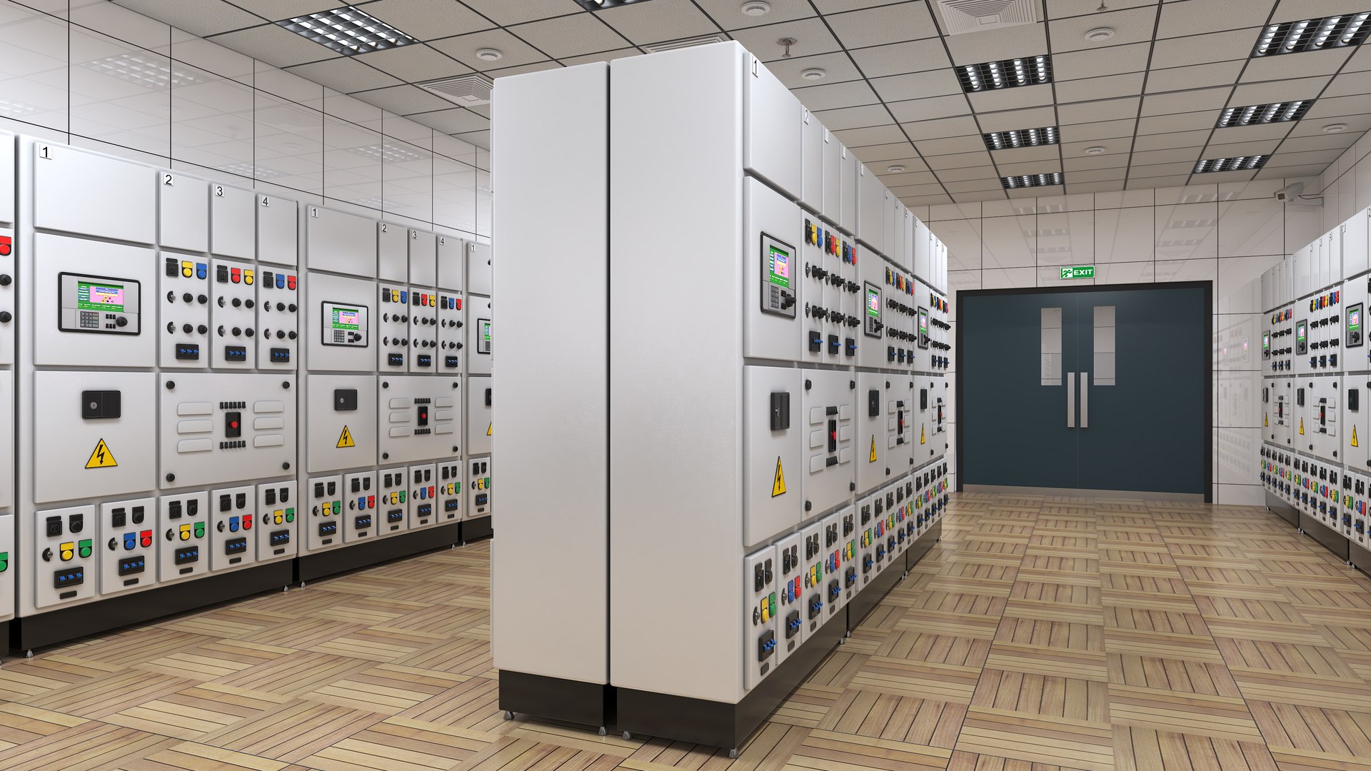 3D Model Electrical Room Collection - TurboSquid 2372991