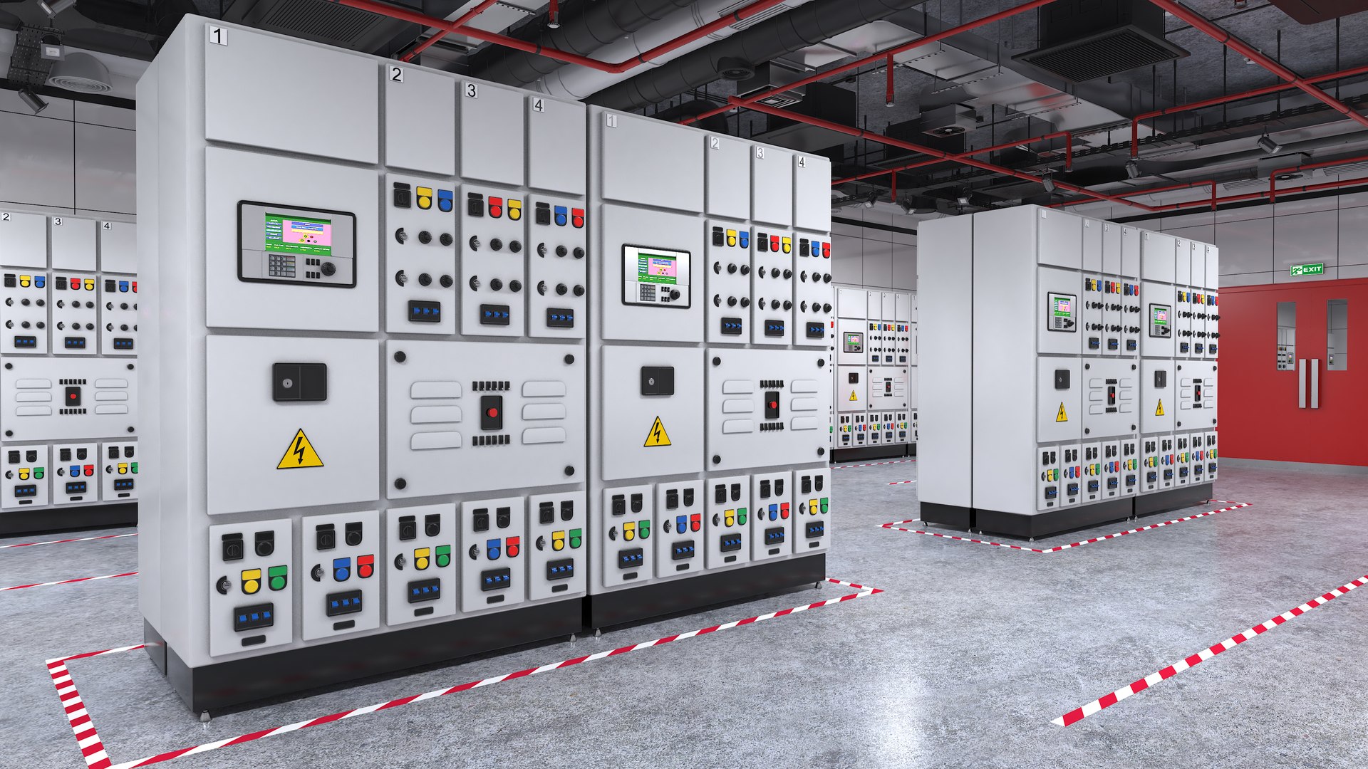3D Model Electrical Room Collection - TurboSquid 2372991