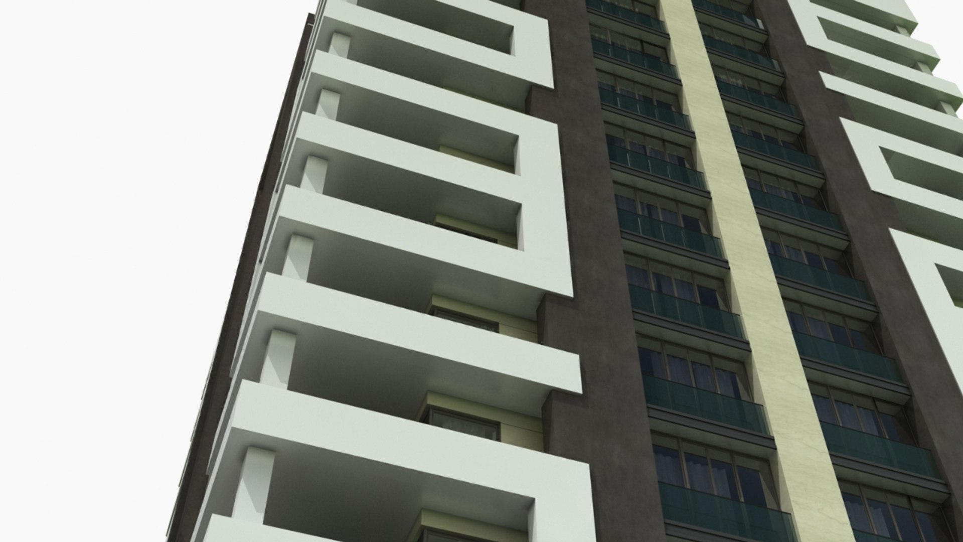 Building condo 3D - TurboSquid 1282215