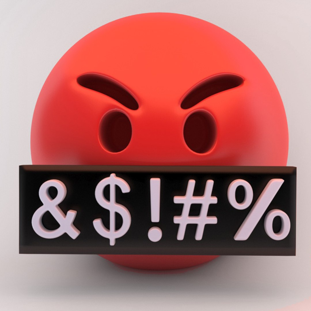 3D Emoji Serius - TurboSquid 1332319