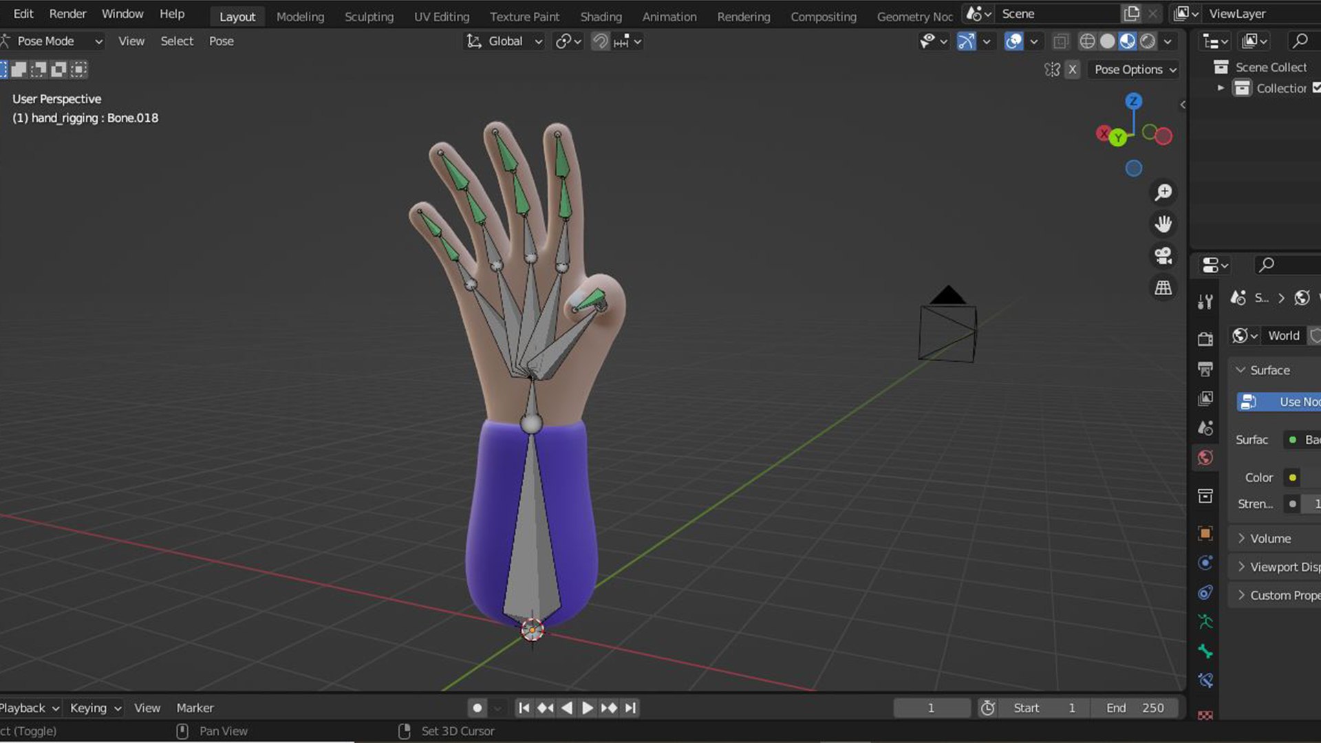 Human Hand With Finger Rigged 3D Model - TurboSquid 1954756