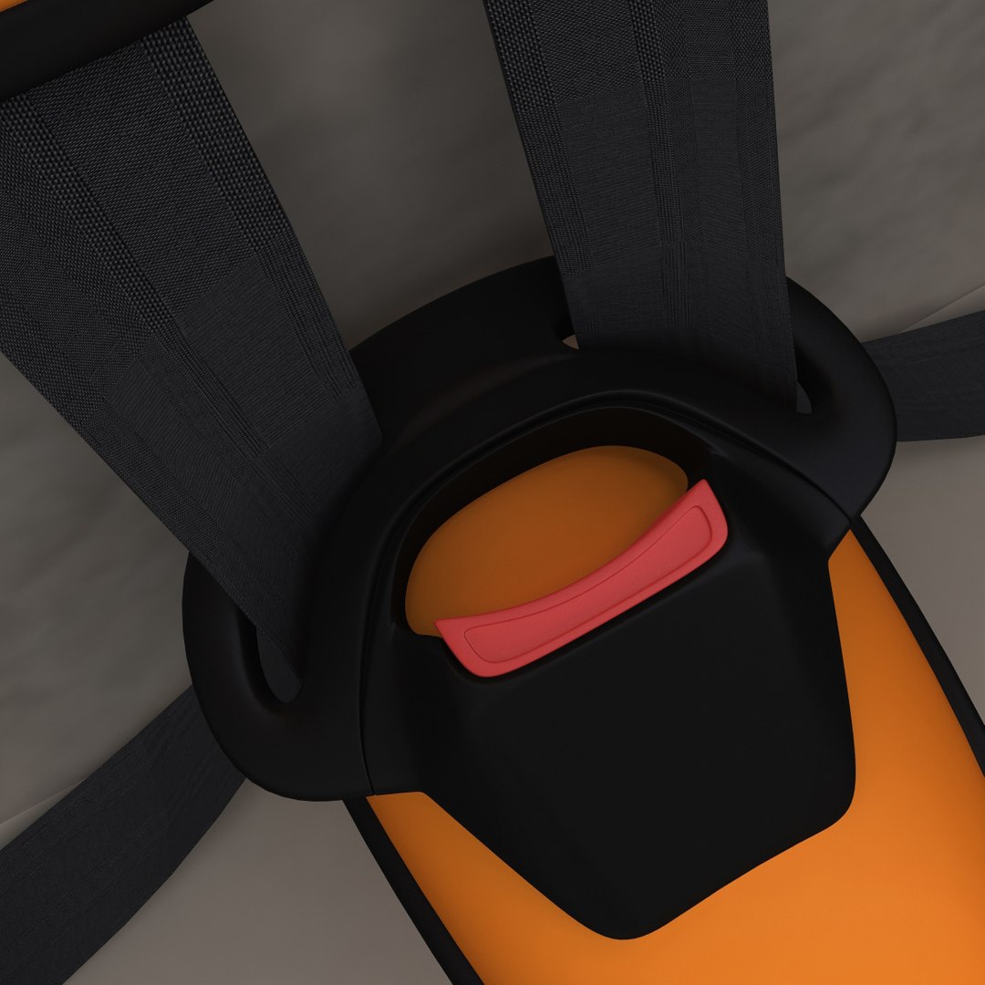 kiddy car seat elegant 3d max