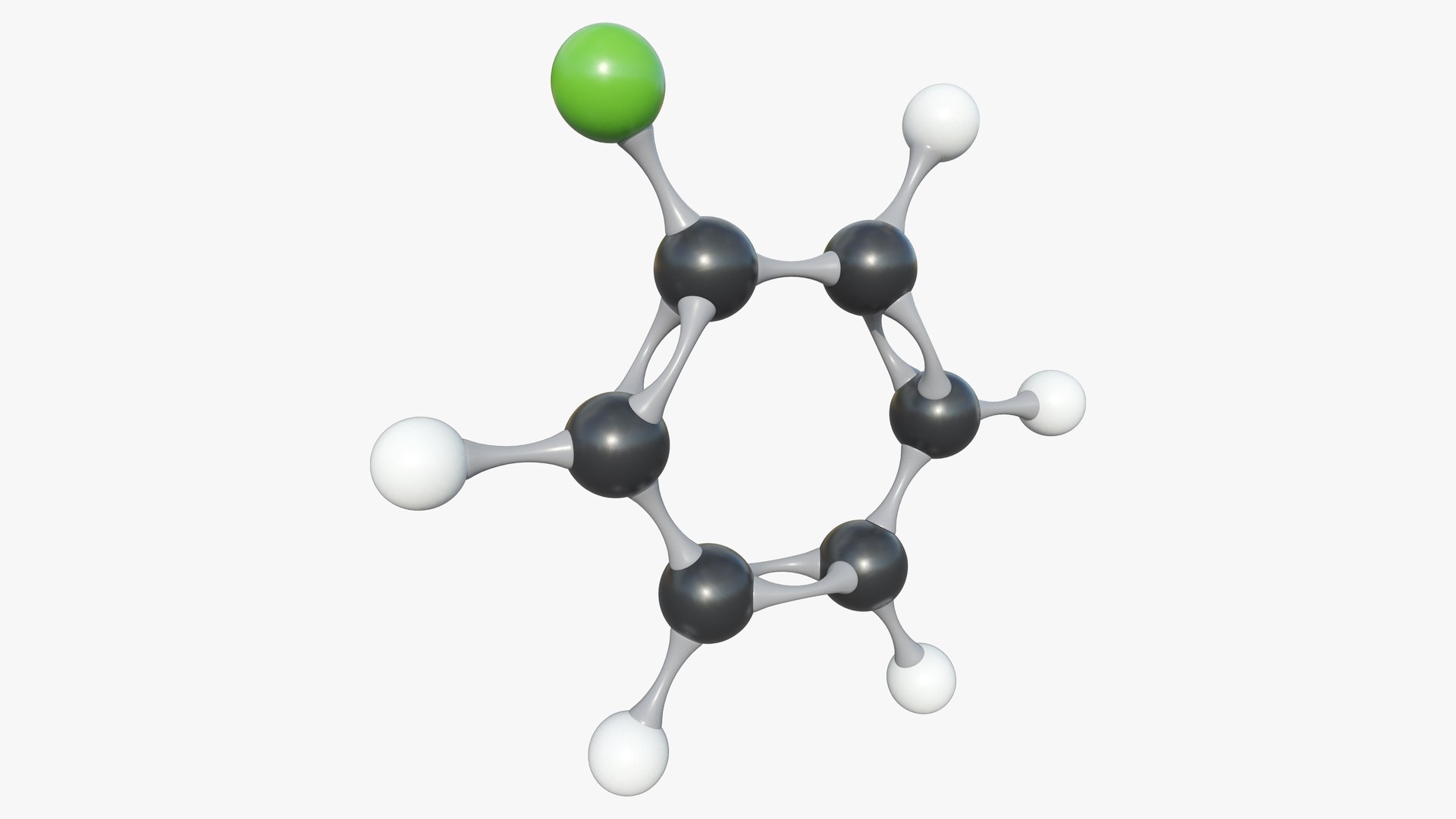 3D Chlorobenzene With PBR 4K 8K - TurboSquid 1943093