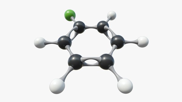 3D модель Хлорбензол с PBR 4K 8K - TurboSquid 1943093