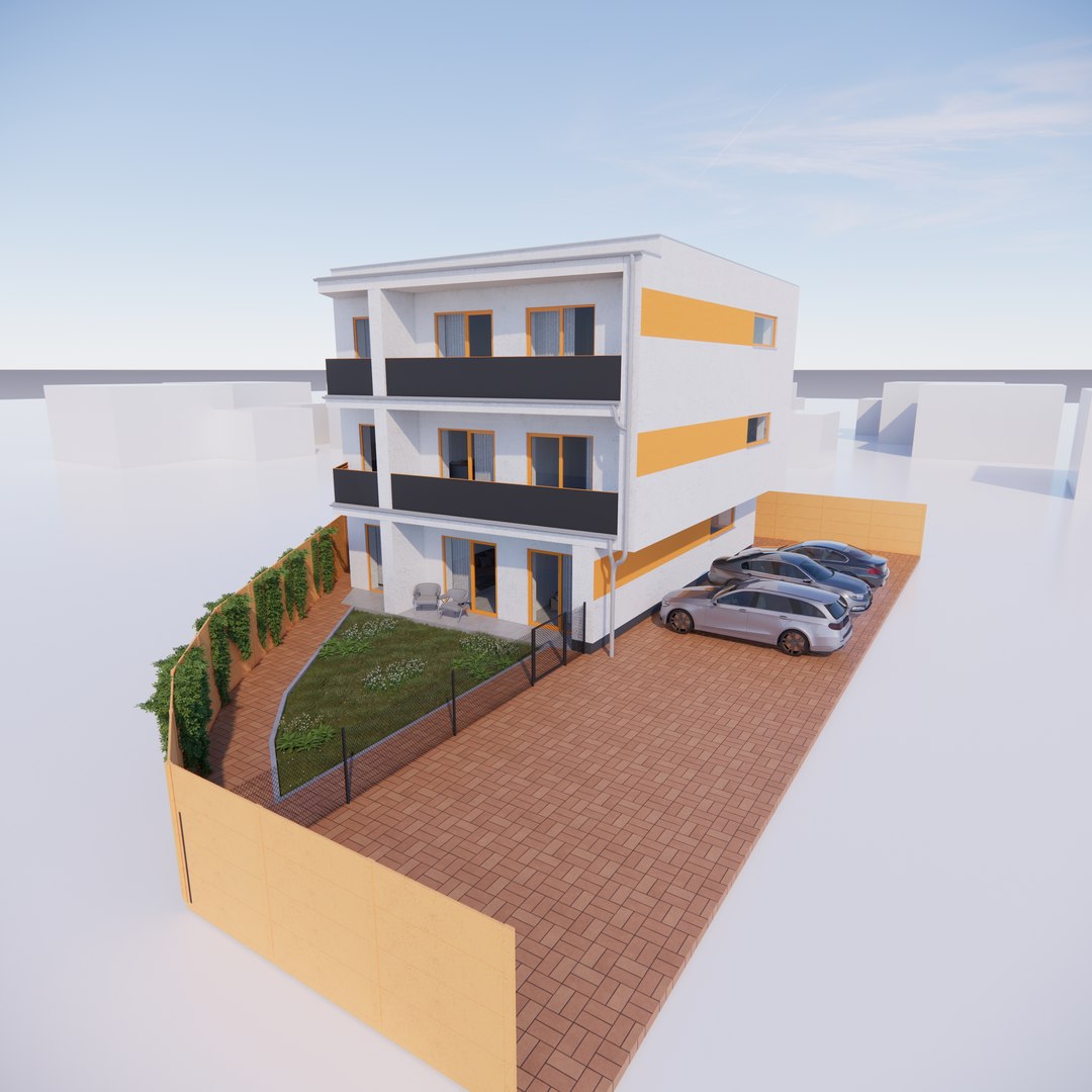 Flat House 3 3D Model - TurboSquid 1862530
