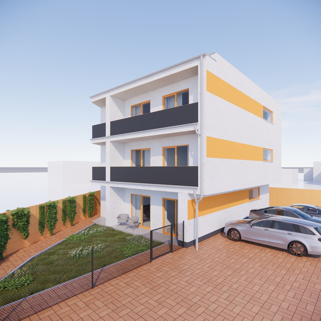 Flat House 3 3D Model - TurboSquid 1862530