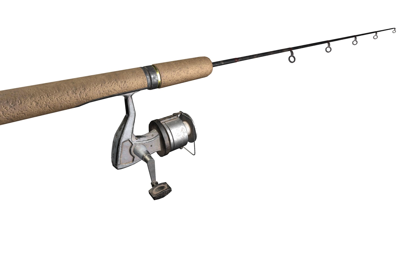 3D Realistic Fishing Rod - TurboSquid 1508846